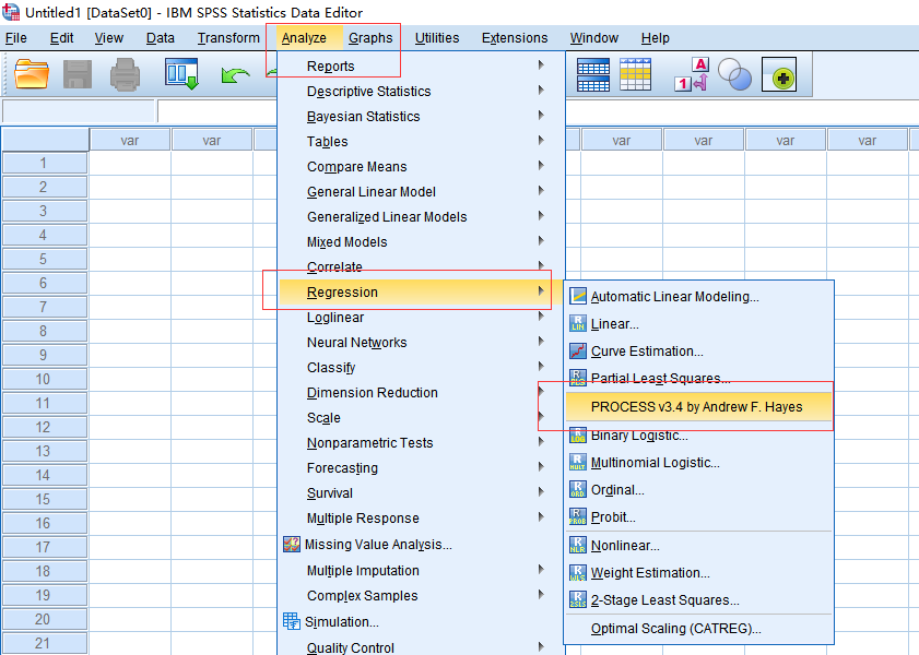 SPSS的 Process v4.1 插件下载和安装 - DataSense
